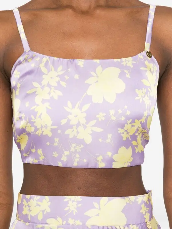 CATALINA Printed Tie Top