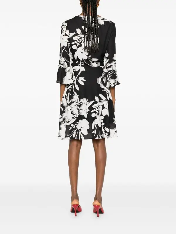 CATALINA Printed Ruffled Short Dress