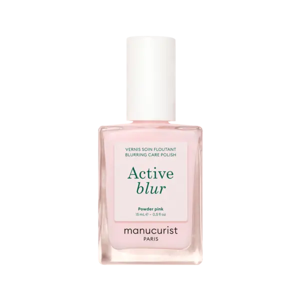 MANUCURIST Active Blur Strengthening Nail Polish, Natural Nail Care Treatment - One-color
