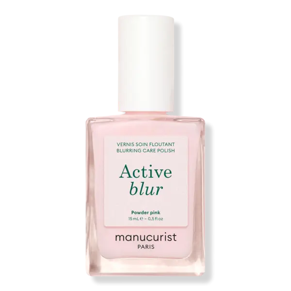 MANUCURIST Active Blur Strengthening Nail Polish, Natural Nail Care Treatment - One-color