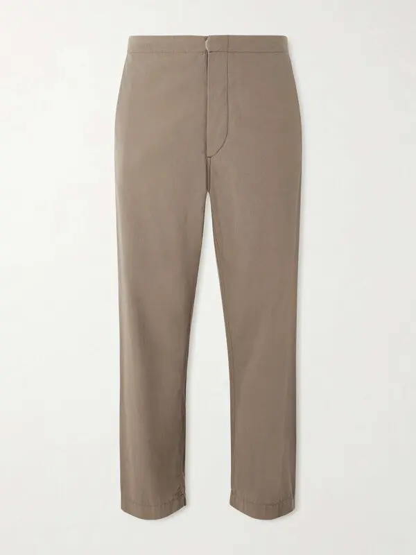 THE ROW Time Straight-leg Cotton Trousers
