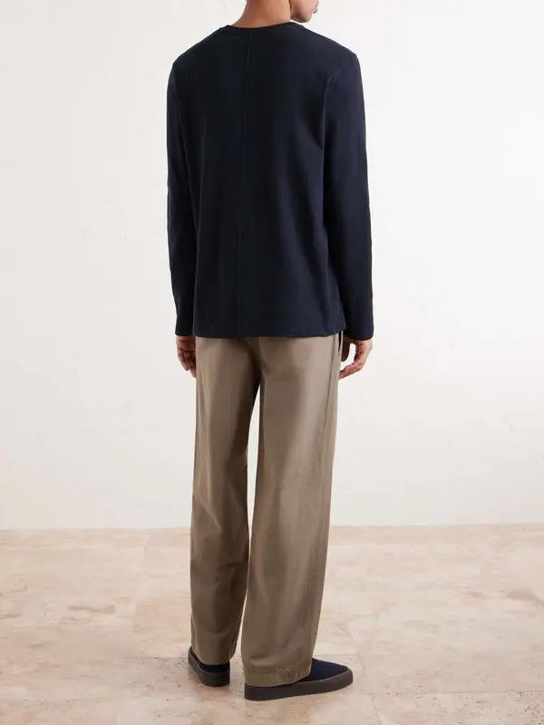 THE ROW Time Straight-leg Cotton Trousers