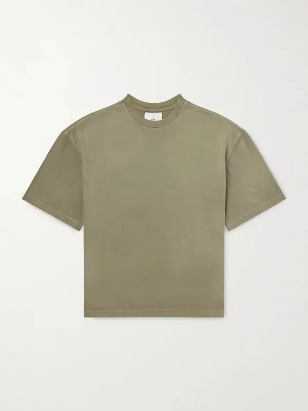 THE ELDER STATESMAN Playa Cotton And Cashmere-blend T-shirt