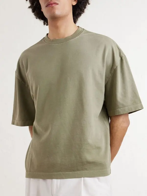 THE ELDER STATESMAN Playa Cotton And Cashmere-blend T-shirt