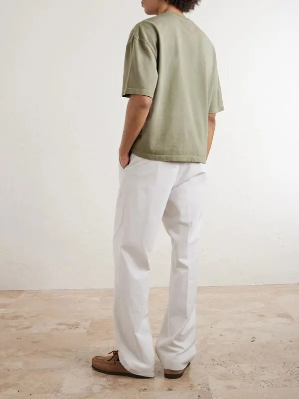 THE ELDER STATESMAN Playa Cotton And Cashmere-blend T-shirt