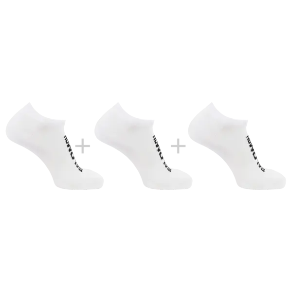 SALOMON Everyday Low 3-pack - White / White