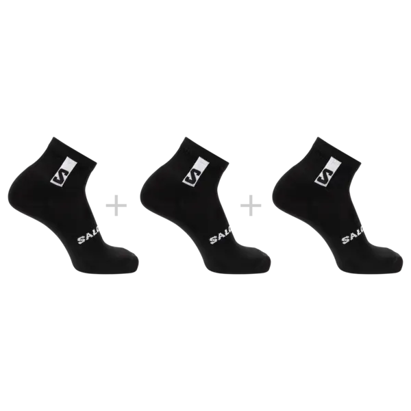 SALOMON Everyday Ankle 3-pack - Black / Black