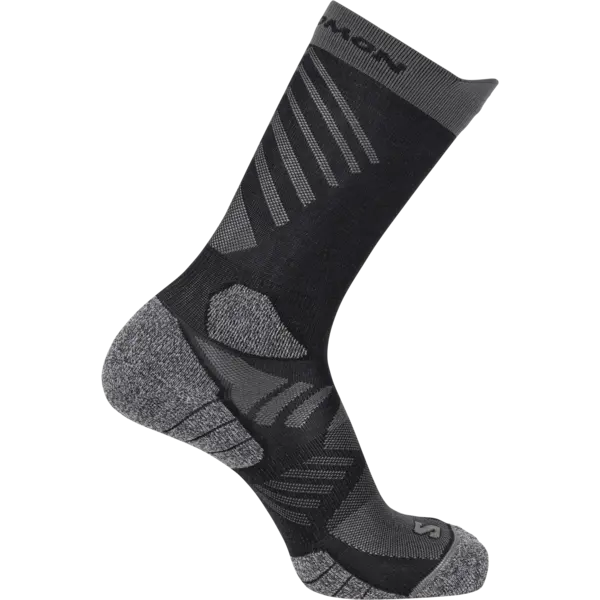 SALOMON Aero Crew Socks - Black / Castelrock