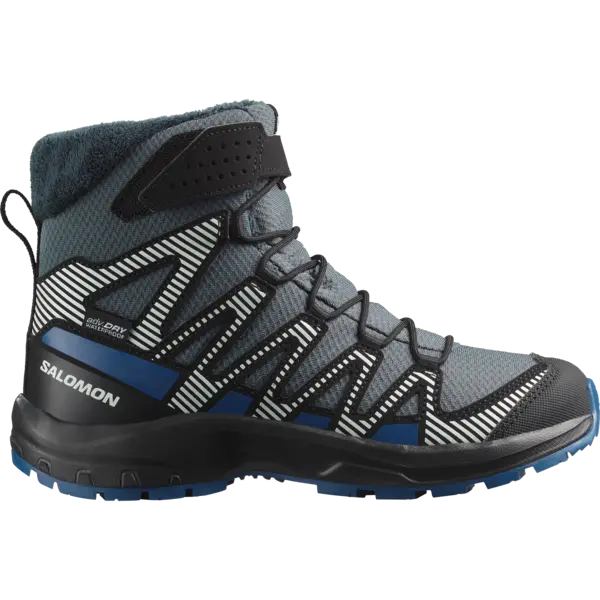 SALOMON Xa Pro V8 Winter Waterproof Shoes - Turbulence / Black