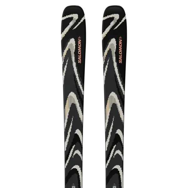 SALOMON Qst 94 Skis - Black / Almond Milk