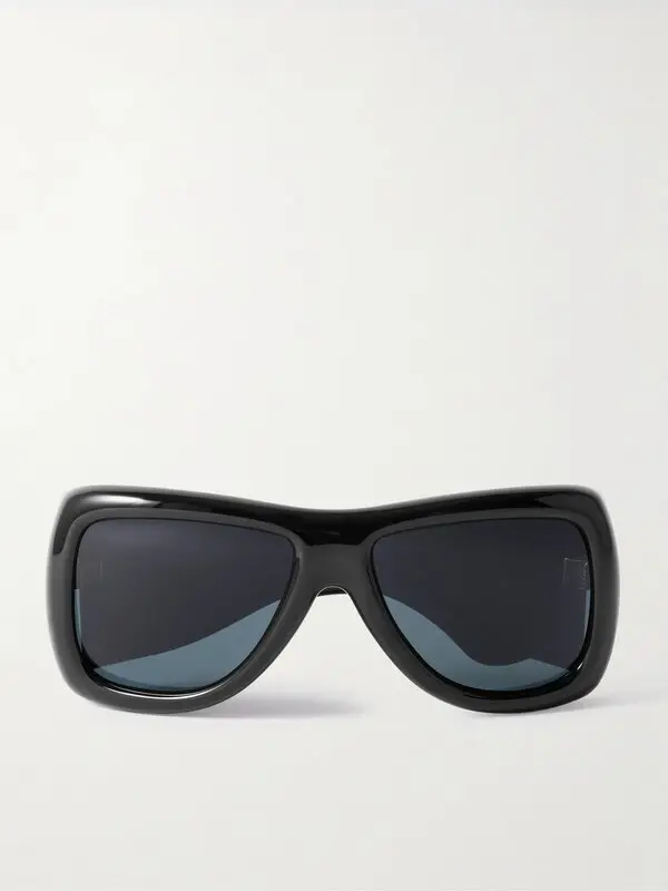Saint Laurent Sl 902 Howl D-frame Acetate Sunglasses - Black
