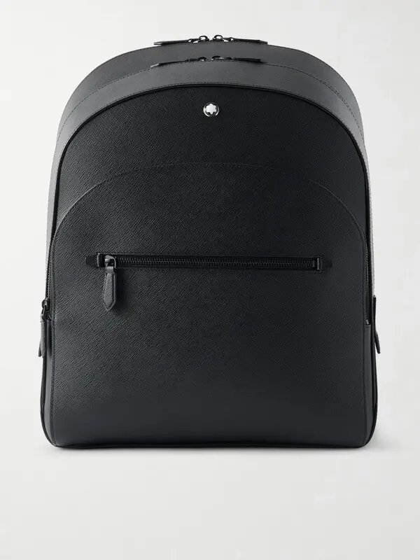Montblanc Sartorial Large Cross-grain Leather Backpack