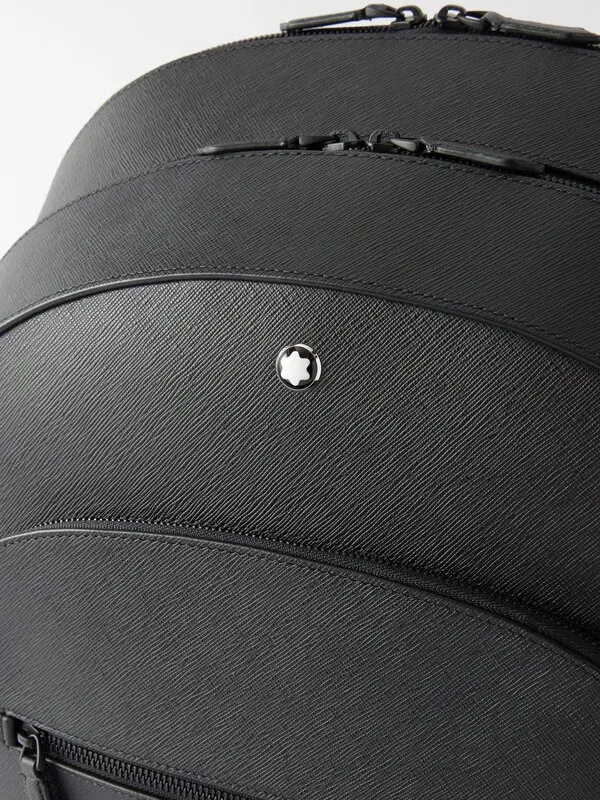 Montblanc Sartorial Large Cross-grain Leather Backpack
