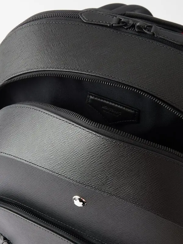 Montblanc Sartorial Large Cross-grain Leather Backpack