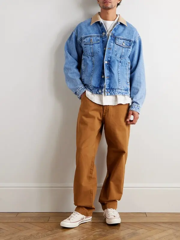 Nn07 Mylo 1874 Tapered Organic Cotton-twill Trousers