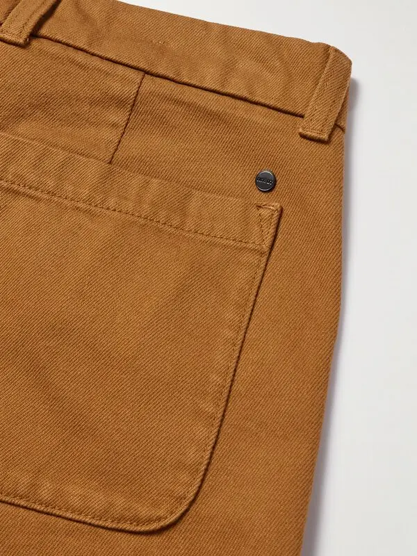 Nn07 Mylo 1874 Tapered Organic Cotton-twill Trousers