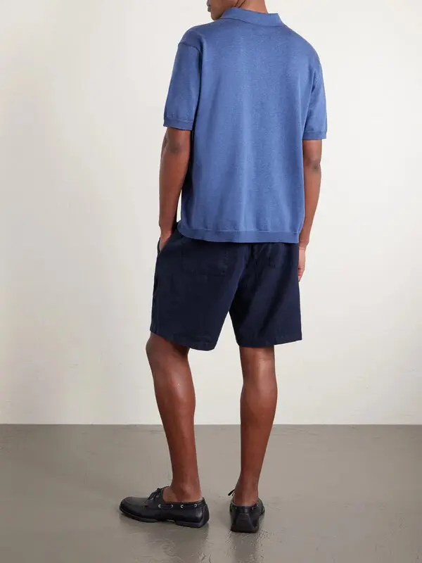 Mr P. Organic Cotton And Silk-blend Shirt