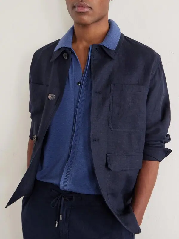 Mr P. Organic Cotton And Silk-blend Shirt