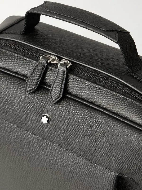 Montblanc Cross-grain Leather Backpack