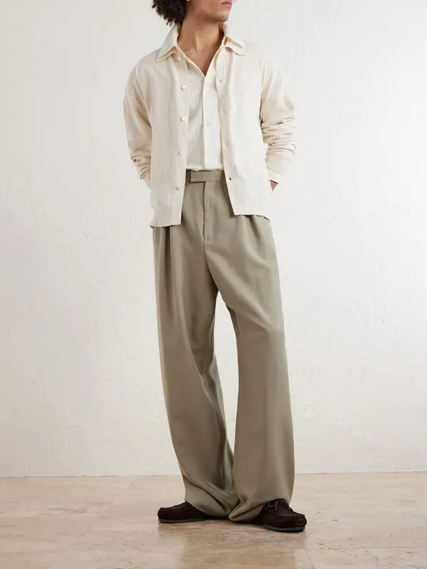 MFPEN Formal Cotton And Linen-blend Cardigan