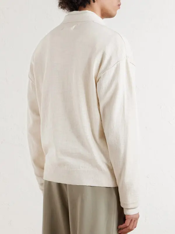 MFPEN Formal Cotton And Linen-blend Cardigan