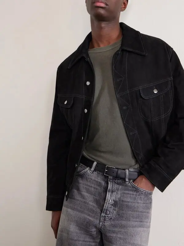JAMES PERSE Garment-dyed Cotton-jersey T-shirt