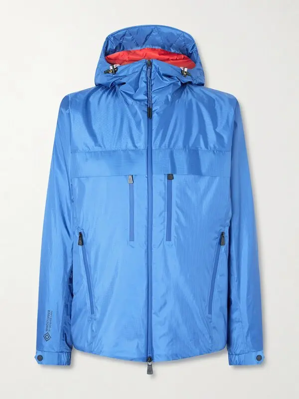 Moncler Thurn Windstopper® Gore-tex Labs Hooded Jacket - Blue