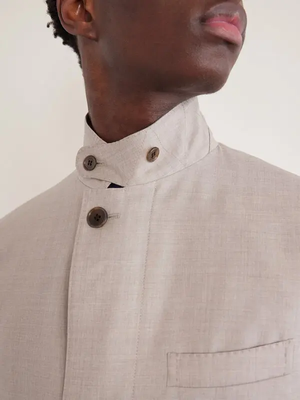 Dunhill Super 130s Wool Jacket - Gray