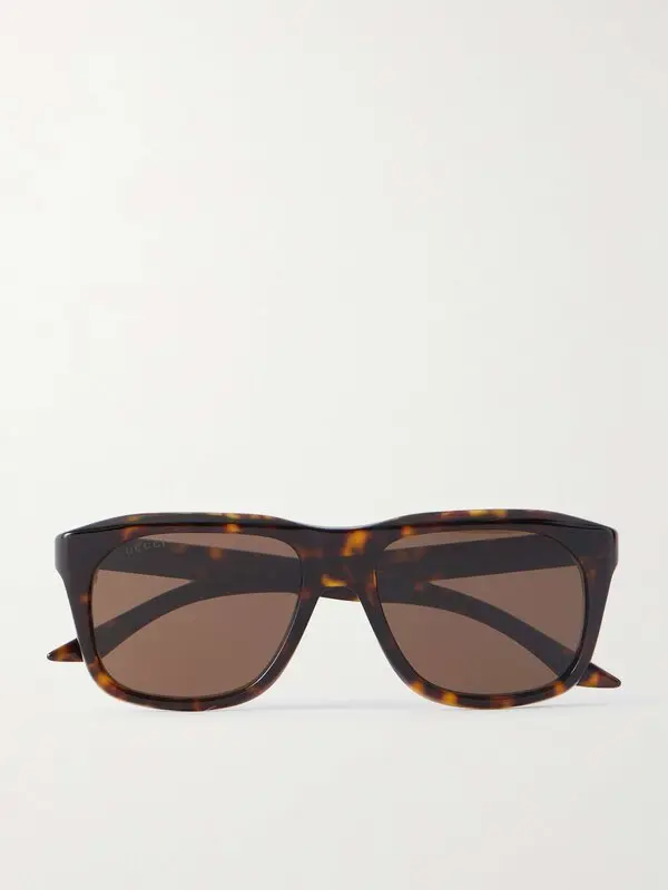 Gucci Square-frame Acetate Sunglasses - Tortoiseshell