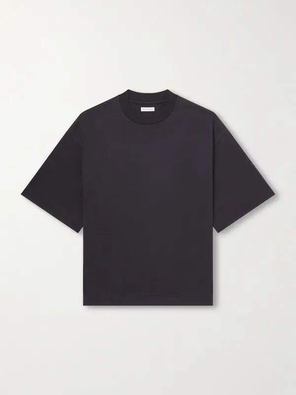 KAPTAIN SUNSHINE Suvin Supima Cotton-jersey T-shirt - Black