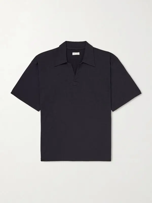 KAPTAIN SUNSHINE Skipper Oversized Merino Wool Polo Shirt
