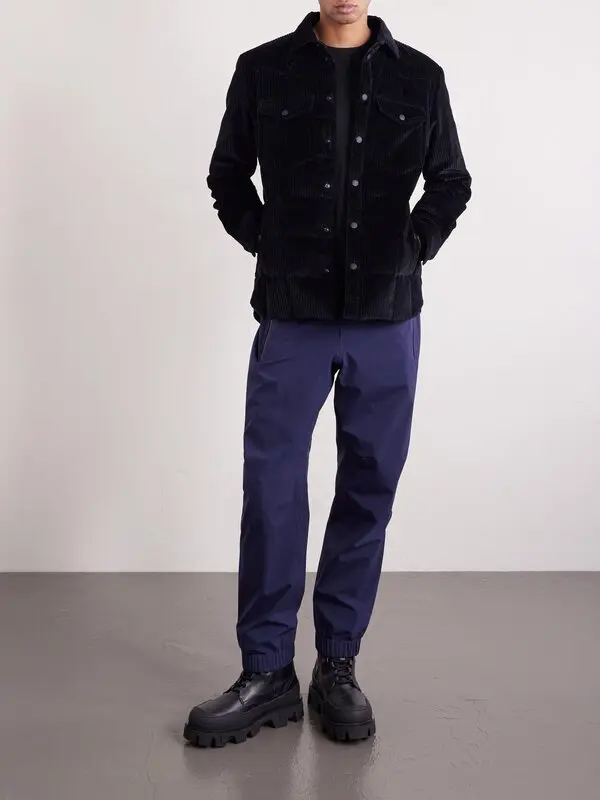 Moncler Gelt Quilted Cotton-blend Corduroy Down Shirt Jacket