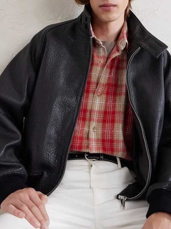 A.PRESSE Checked Cotton And Silk-blend Twill Shirt