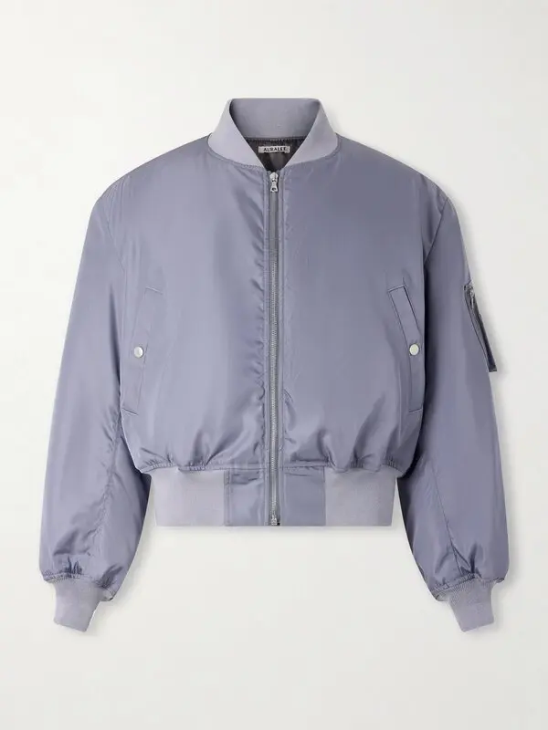 Auralee Silk-twill Bomber Jacket