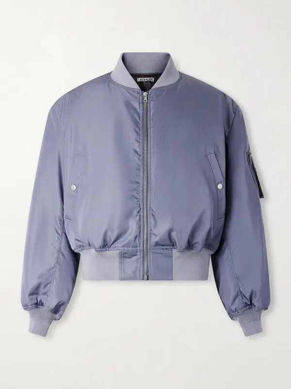 Auralee Silk-twill Bomber Jacket