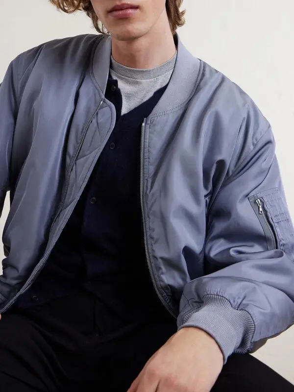 Auralee Silk-twill Bomber Jacket