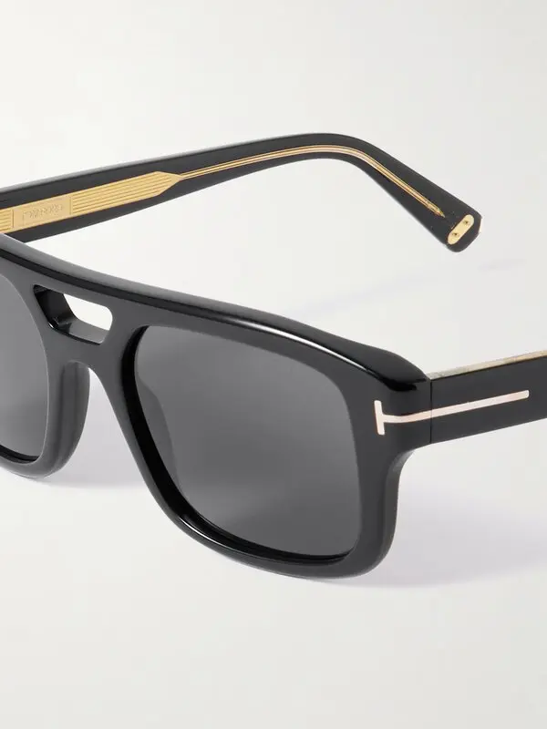 TOM FORD Navigator Aviator Sunglasses - Black