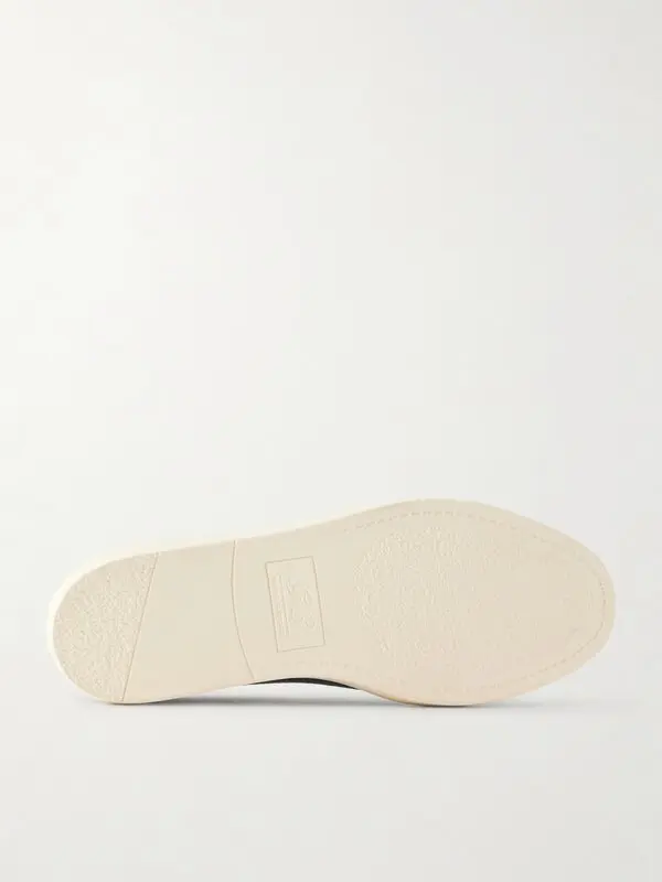 George Cleverley Jack Iii Deerskin Sneakers - Blue