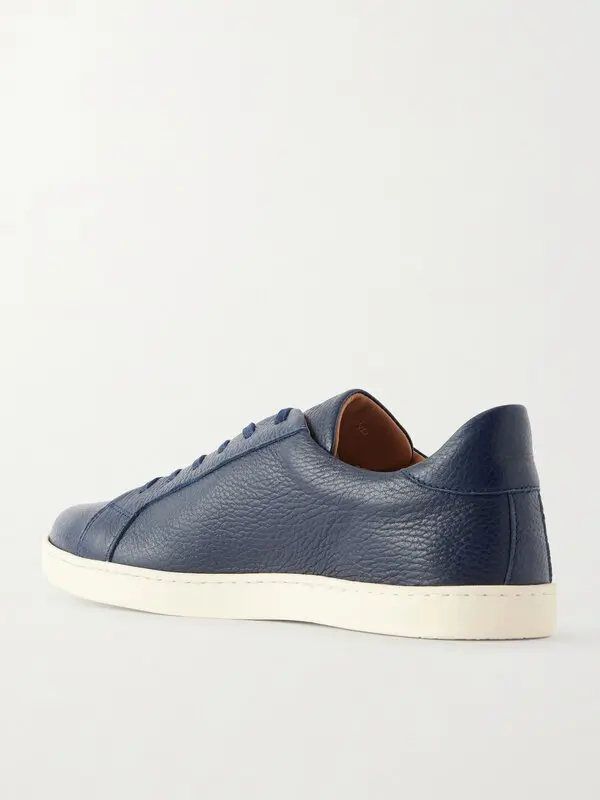 George Cleverley Jack Iii Deerskin Sneakers - Blue