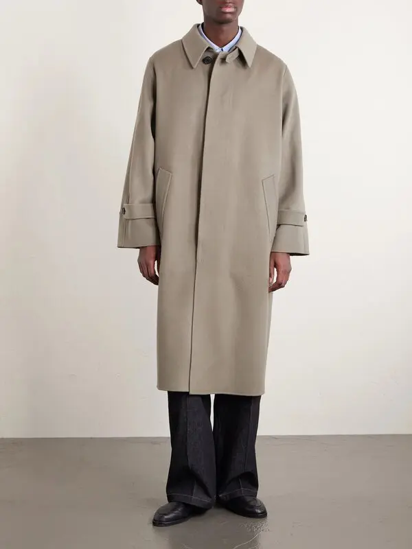 Auralee Melton Wool Coat