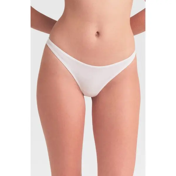 SKIMS Everyday Cotton Thong - Snow