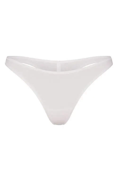 SKIMS Everyday Cotton Thong - Snow