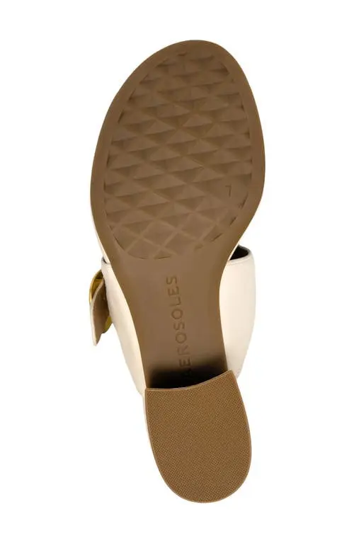 Aerosoles Flip Flops - Eggnog Nappa