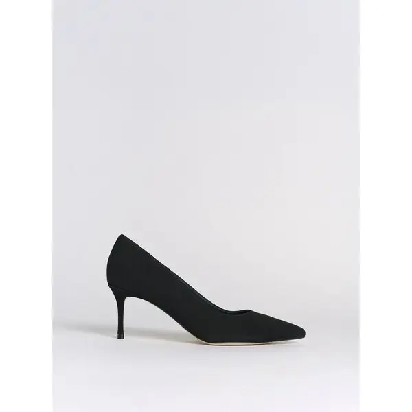 Marion Parke Classic Pump 70 Suede - Black
