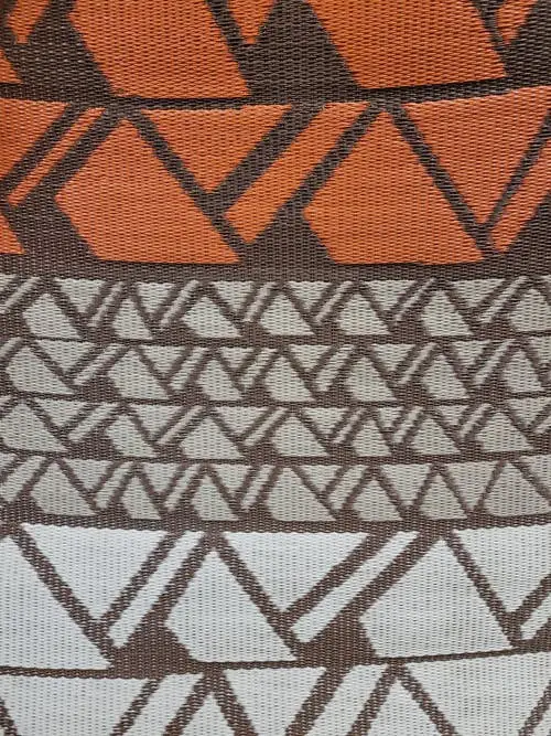 MAD MATS Zig Zag Rug - Oxide - 2.5'x8'