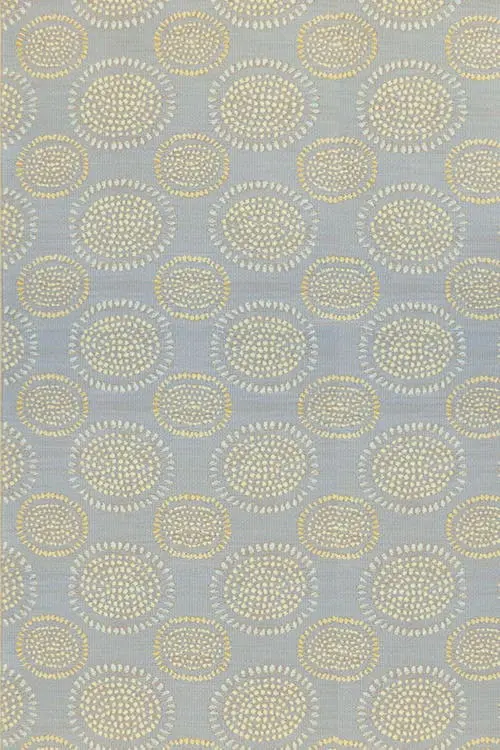 MAD MATS Molly Rug - Grey Yellow - 2.5'x6'