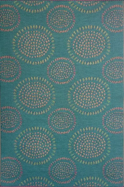 MAD MATS Molly Rug - Teal Red - 6'x9'