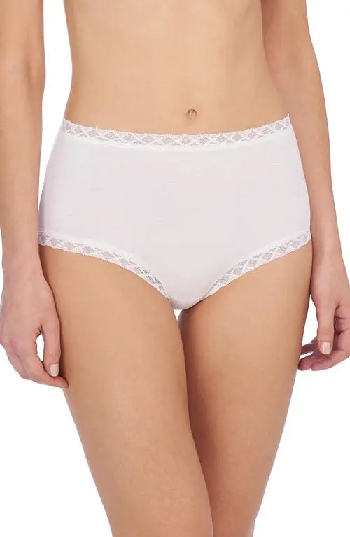 Natori Bliss Cotton Full Brief - White