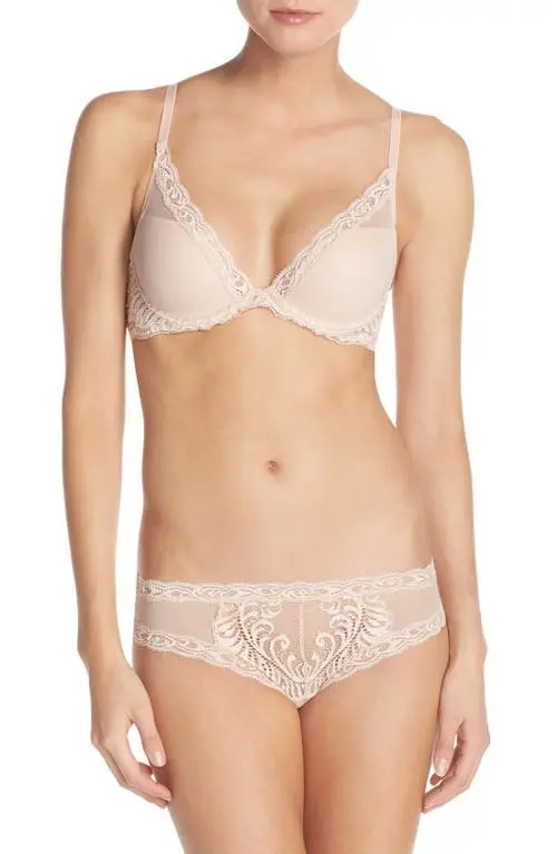 Natori Feathers Hipster Briefs - Cameo Rose