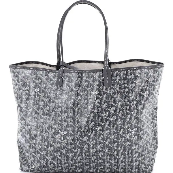 Goyard Saint Louis Pm Tote Coated Canvas - Gray
